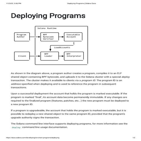 Deploying Programs Research | PDF