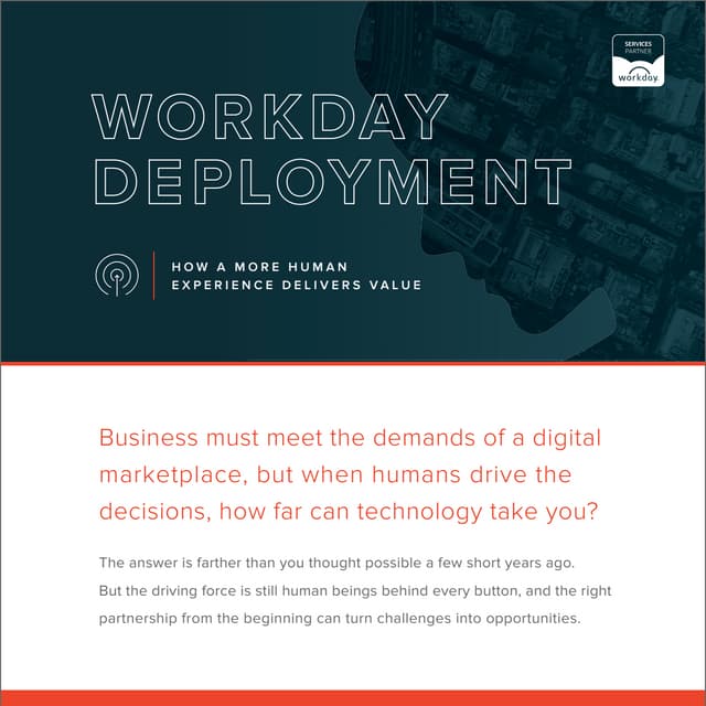 Workday Deployment with a Human Touch [INFOGRAPHIC] | PDF | IT and Internet Support | Internet
