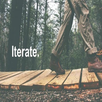 Iterate. | PPT