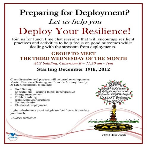 Deploy Your Resileince Flyer | PDF