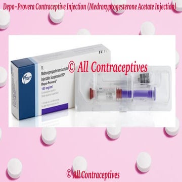 Depo-Provera Contraceptive Injection (Medroxyprogesterone Acetate ...
