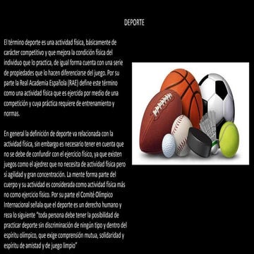 Deporte | PPTX