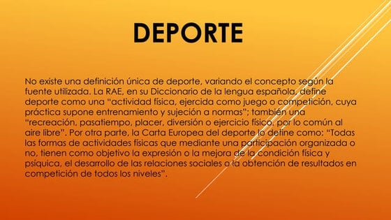 diapositivas acerca del deporte, su importancia | PPT