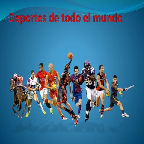 Deportes de todo el mundo | PPTX