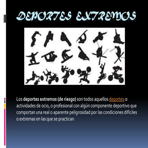 Concepto de deportes extremos | PPTX
