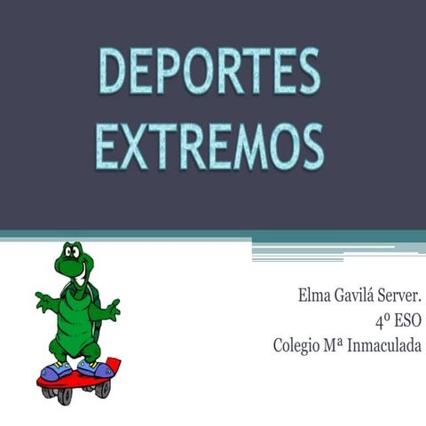 Los deportes más extremos | PPTX