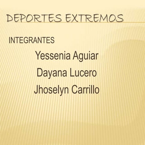 deportes extremos | PPTX