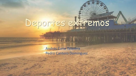 Deportes extremos | PPTX