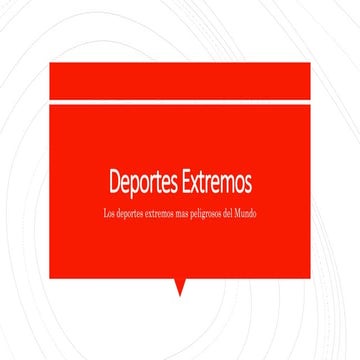 Los 6 deportes más extremos del mundo | DOCX
