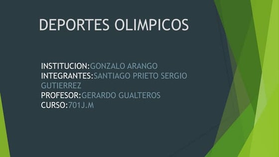 Juegos olimpicos | PPT
