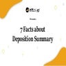 How to draft a precise Deposition Summary? | PPT