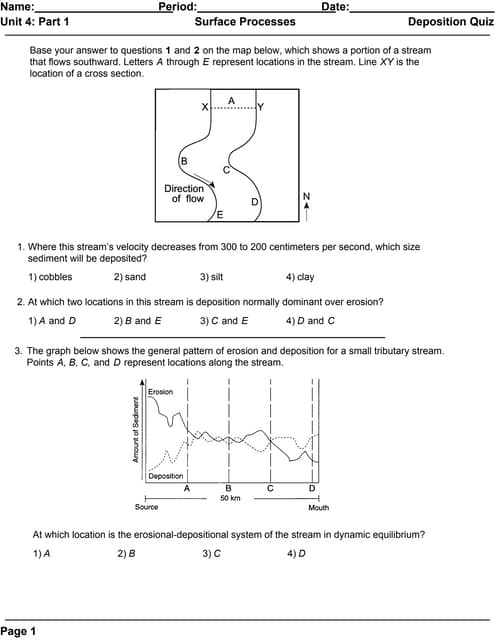 Sedimentary rocks of the esrt | DOCX | Geology | Science