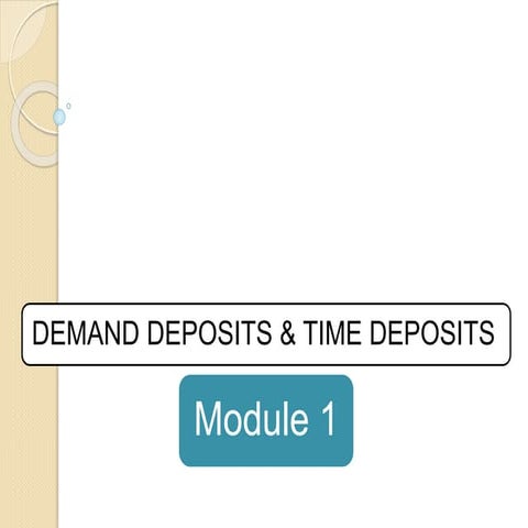 Deposits.pptx | Credit Cards | Personal Debt