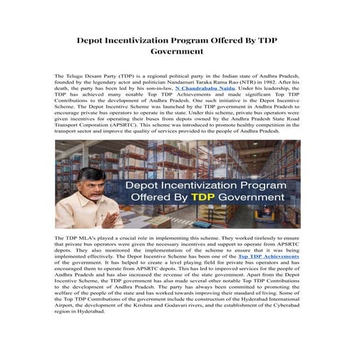 Depot Incentivization Program Offered By TDP Government.pdf