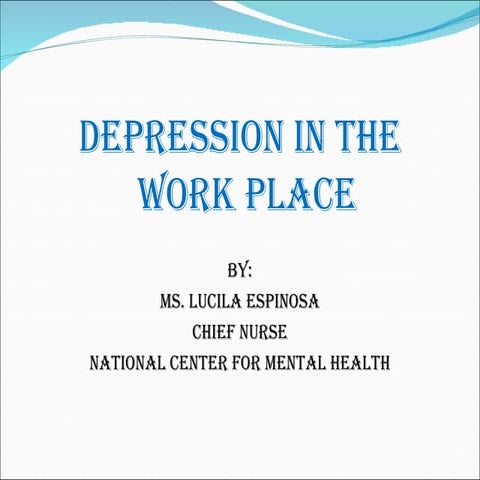Depression | PPT