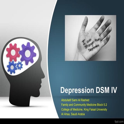 Depression DSM IV | PPT