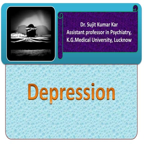 Depression | PPTX | Mental Health | Diseases and Conditions