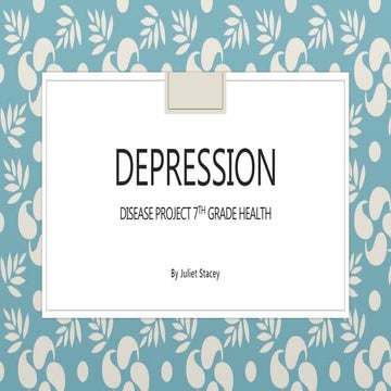 Depression | PPT