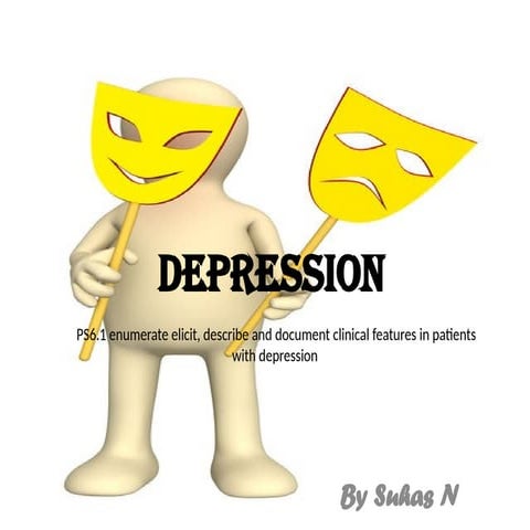DEPRESSION clinical features causing depression | PPTX