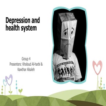 Depression and health system in Japan | PPTX