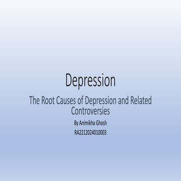 depression , definition,causes,sign , treatment | PDF