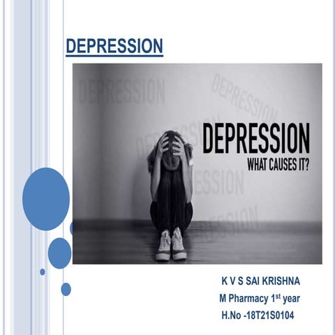 Depression Clinical pharmacology | PPTX