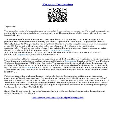 Depression PowerPoint | PPTX