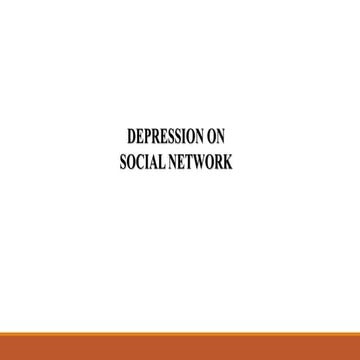 Depression On Socila Network Using Python Django .pptx
