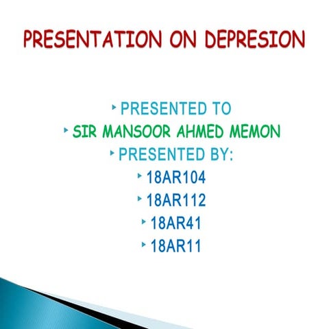Depression | PPT