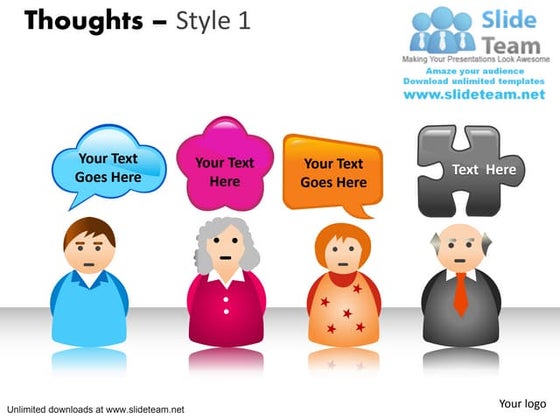Callouts exclamation thought idea thoughts power point slides and ppt ...