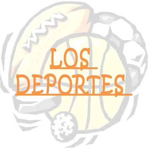 El Deporte | PPT