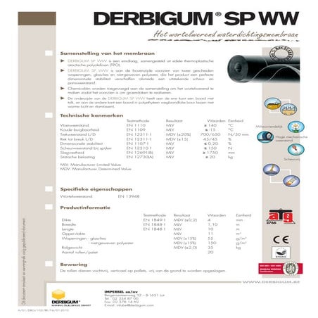 Derbigum - Derbicolor FR | PDF