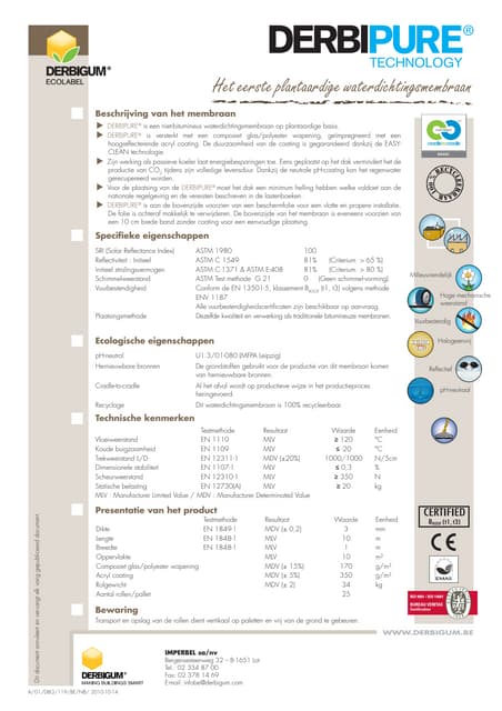 Derbigum - Brochure VaePlan | PPT