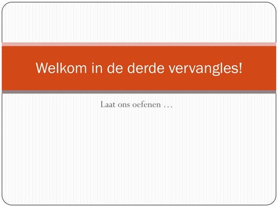 Negentiende les | PPTX