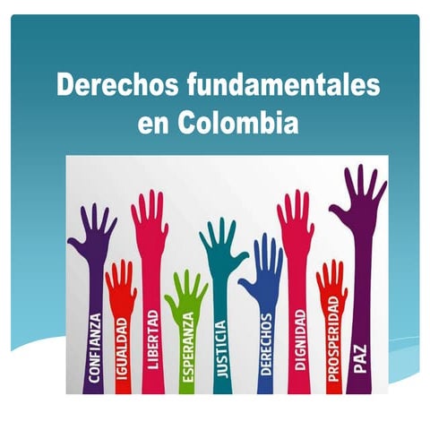 Derechos Fundamentales En Colombia Ppt