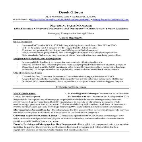 Derek Gibson Resume 2016 | PDF