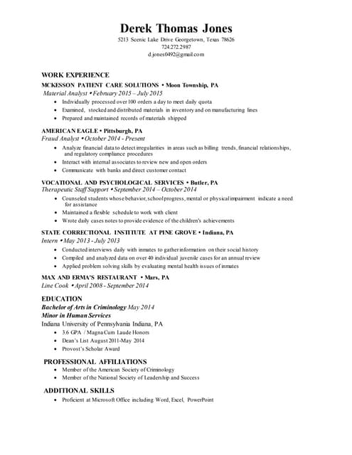 Eric buehler resume 2 | PDF