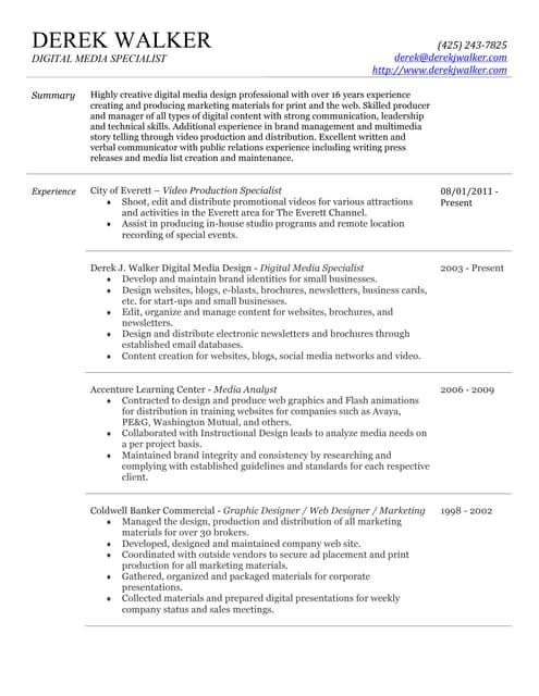 Interactive Resume | PDF