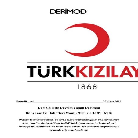 Deri Cekette Devrim Yapan Derimod Dünyanın En Hafif Deri Montu “Peluria ...