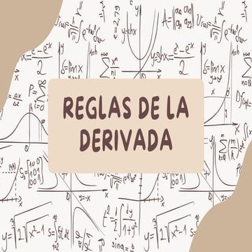 Reglas de la Derivada en Cálculo y ejemplos | PDF