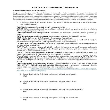 Derivati halogenati Fisa de lucru CH X.pdf