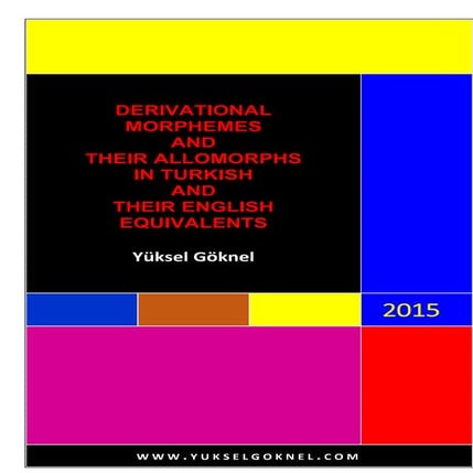Derivational morpemes and their allomorphs | PDF