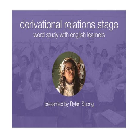 Derivational Relations Stage | PPT