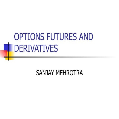 Derivatives Lecture1and 2 Introduction Ppt