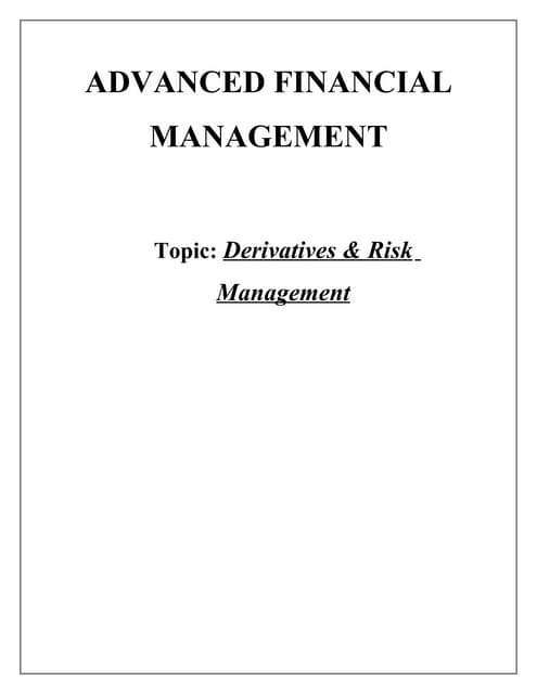 Derivative ppt | PPT