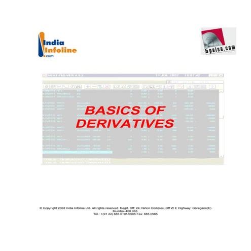 Deriv basics | PDF