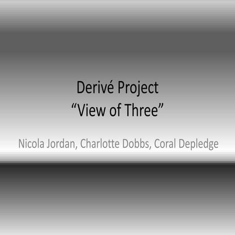 Derivé project | PPTX | Stamps and Coins | Collecting