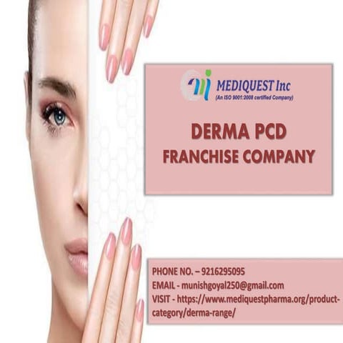 Derma PCD Franchise Company | PPTX