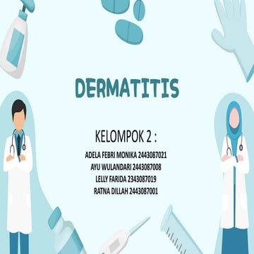 DERMATITIS - penyakit peradangan kulit dermis | PDF
