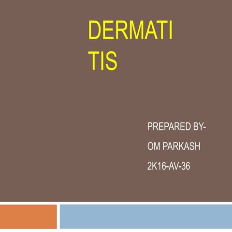 Dermatitis Pptx